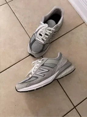 New Balance | Shoes | New Balance Gray And White Womens Sneakers 99 V5 ...